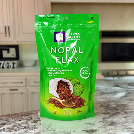 Nopal Flax Blend Plus Original High Fiber Flaxseed Ultimate Colon Clea ...